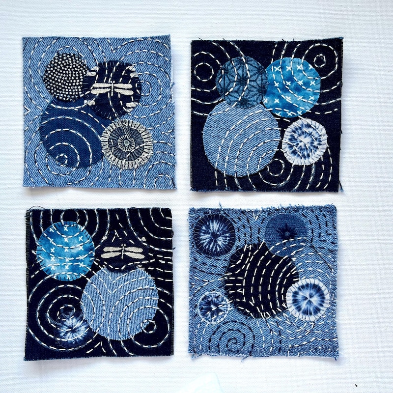 Jean Patch Boro Sashiko - Etsy