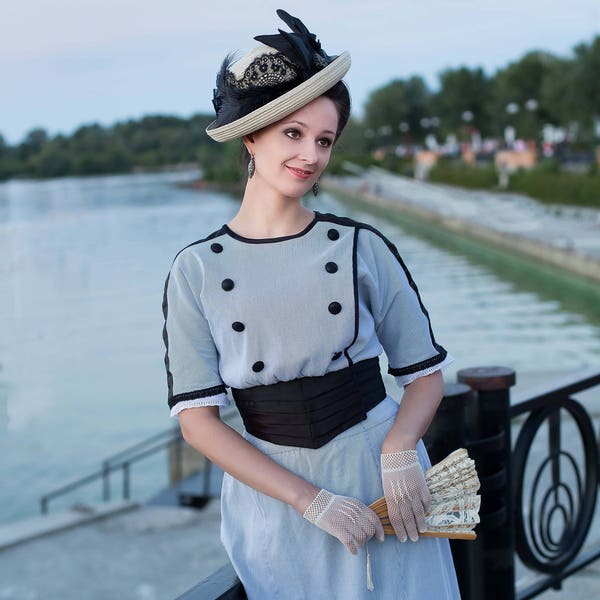 Edwardian Walking Dress - Etsy