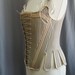 Historical 1740 Stays, Rococo Linen Reenactment Corset, Individually ...