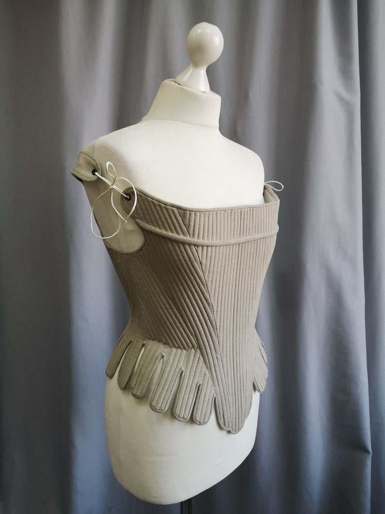 17th Century Linen Stays 1680s Corset - Etsy