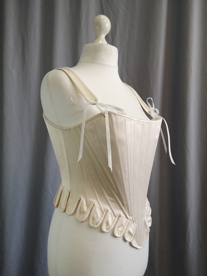 Creamy White Rococo Stays, 1700s Rococo Corset - Etsy
