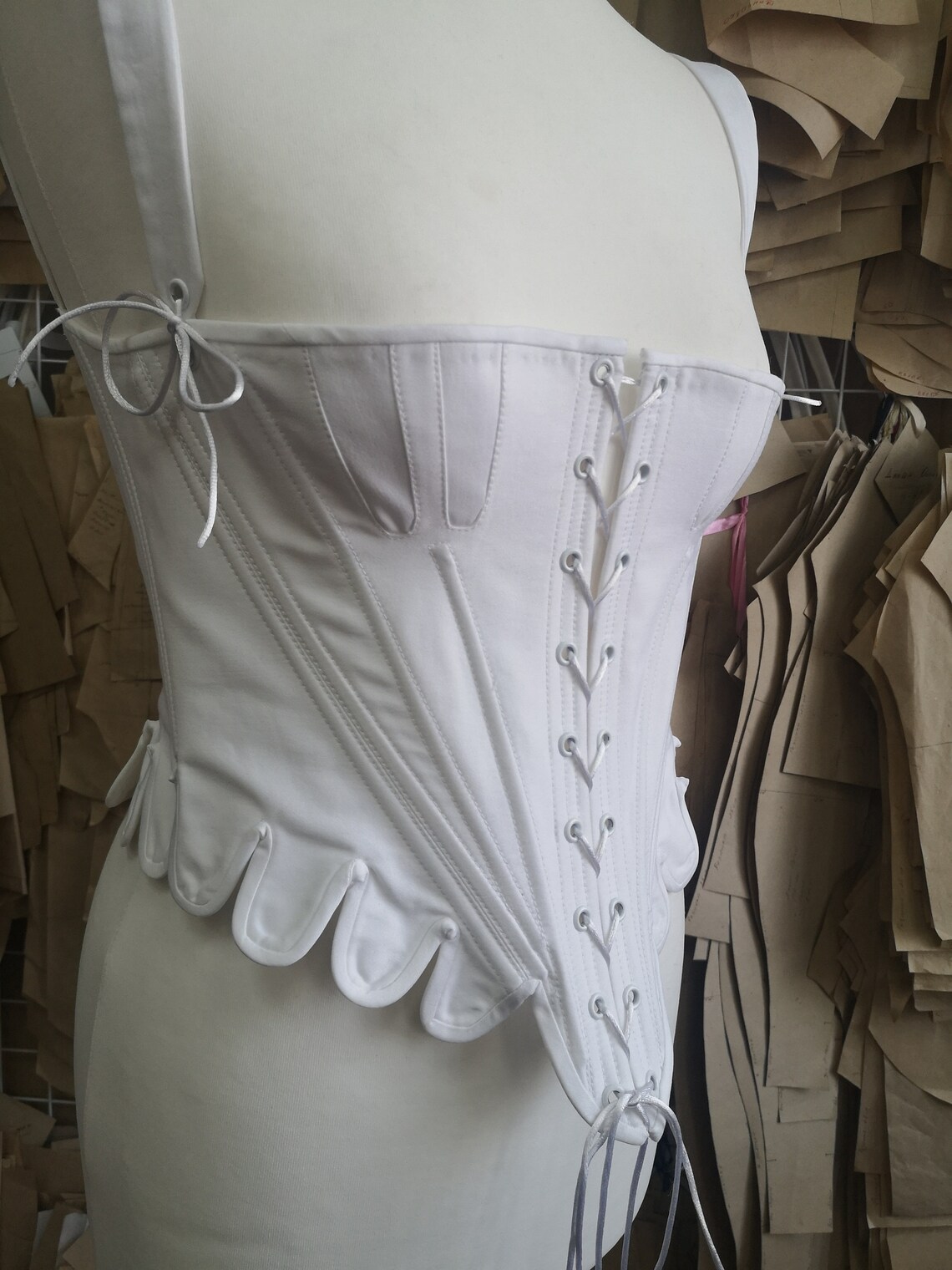 Regency Short Stays Napoleonic Bust Support | Etsy