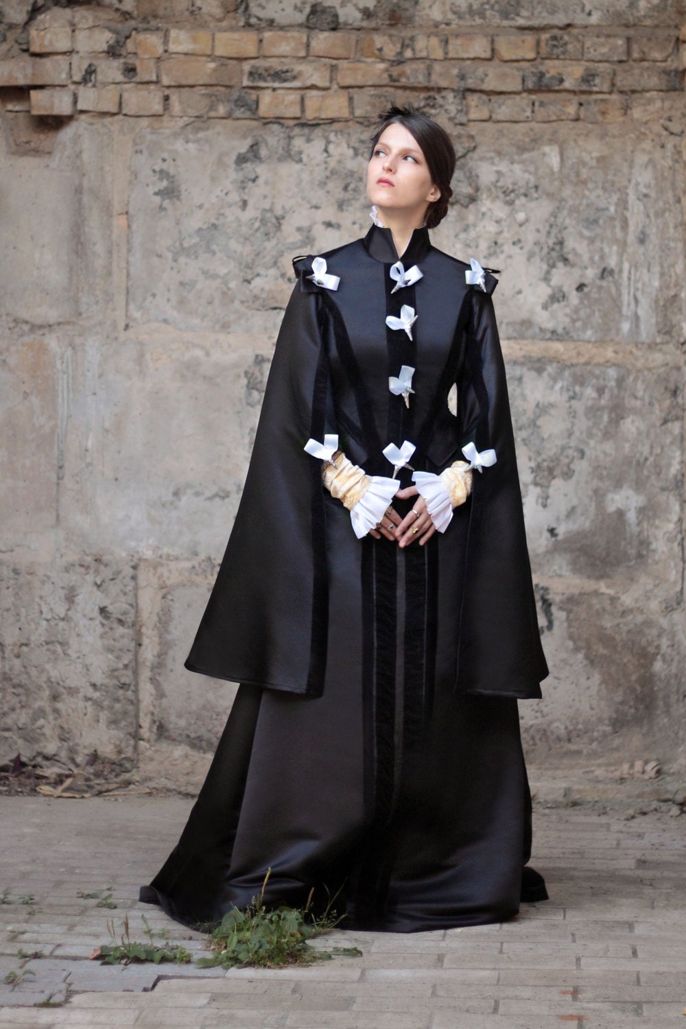 Renaissance Black Dress 16th Century Spanish Fashion ... Renaissance Black Dress 16th Century Spanish Fashion ...