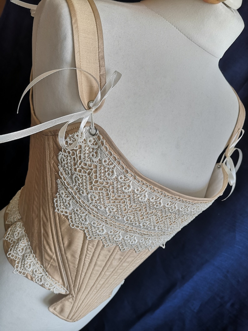 Milk-white Rococo Corset 18th Century Undergarnment Madame | Etsy