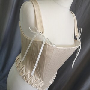 Creamy White Rococo Stays, 1700s Rococo Corset - Etsy