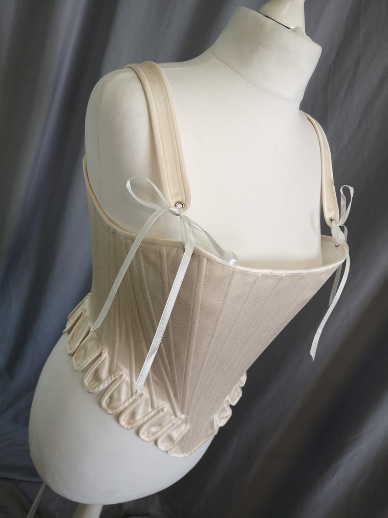 Creamy White Rococo Stays, 1700s Rococo Corset - Etsy