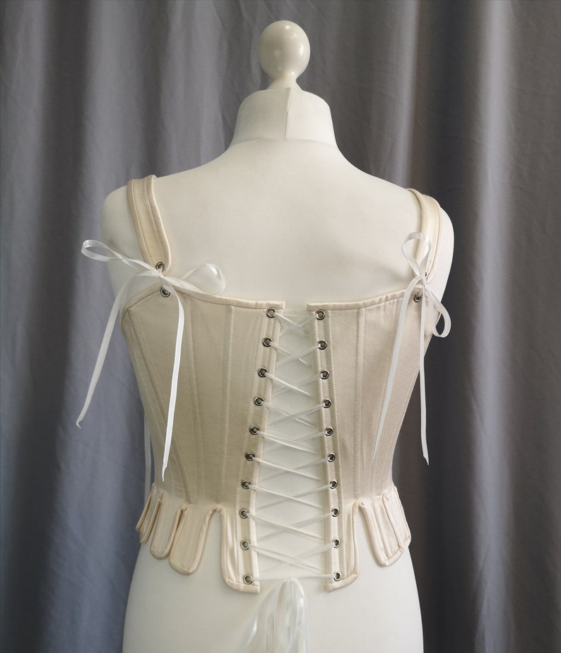 Creamy White Rococo Stays, 1700s Rococo Corset - Etsy