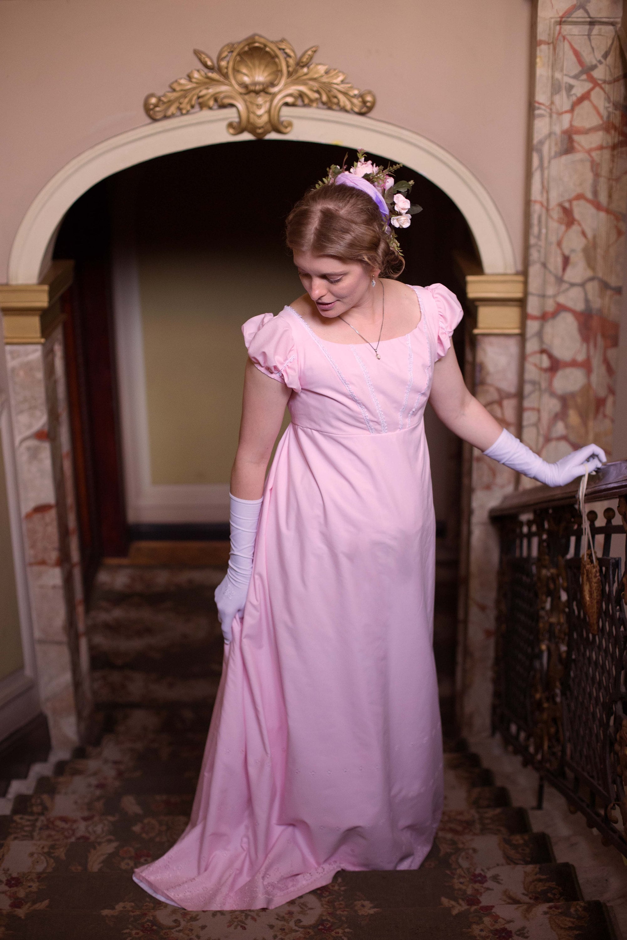 Embroidered Regency Dress Rose Regency Ballgown - Etsy