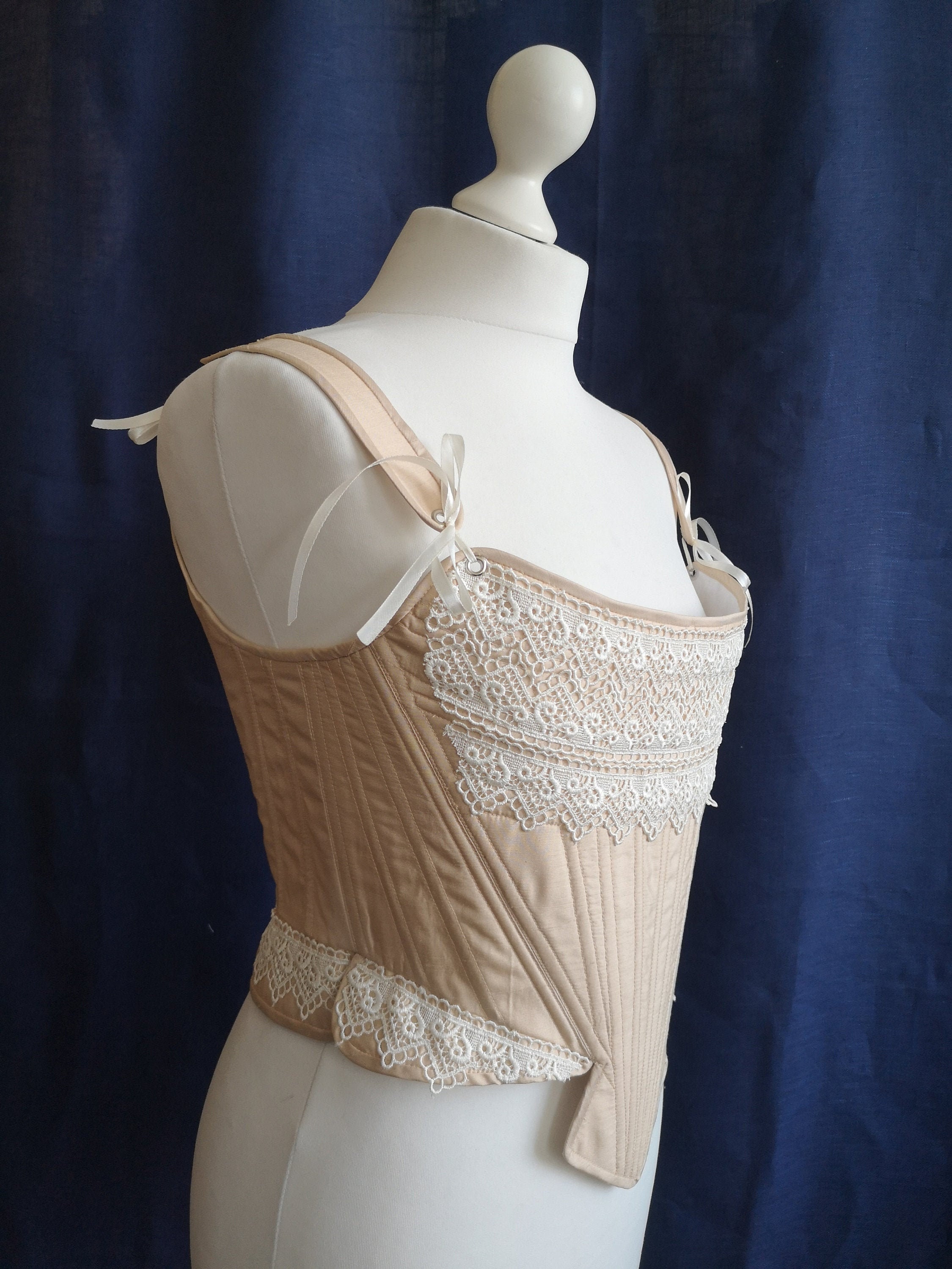 Milk-white Rococo Corset 18th Century Undergarnment Madame | Etsy