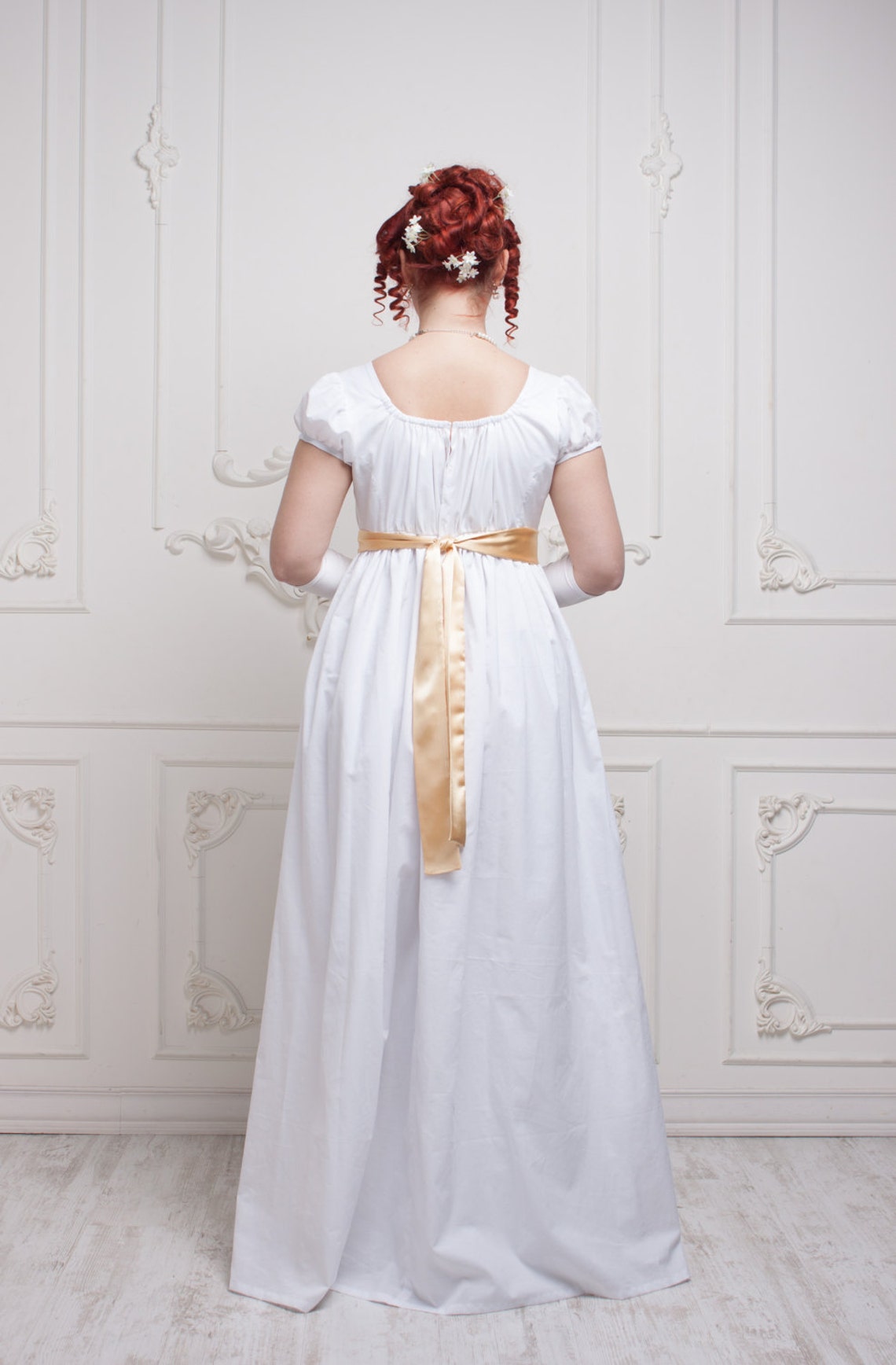 Regency Wedding Dress Napoleonic Wedding Gown - Etsy