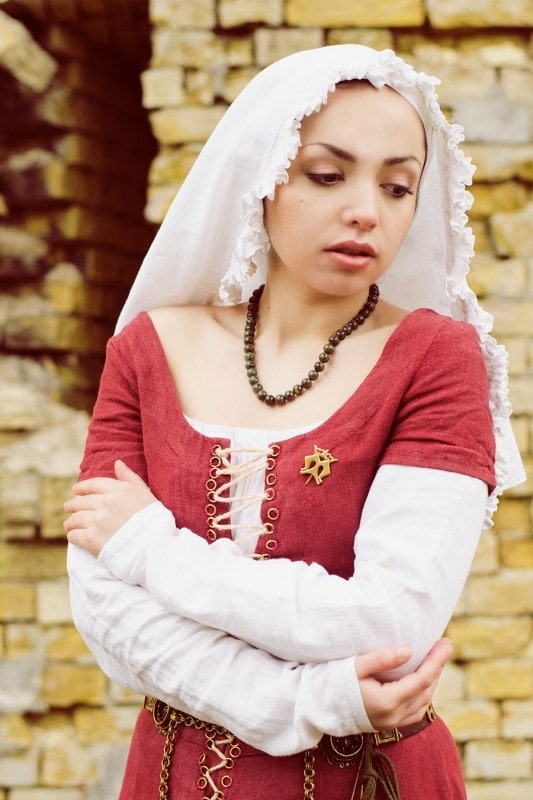15th Century Linen Medieval Kirtle Peasant or Townswoman - Etsy