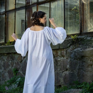 Renaissance Wide Sleeves Chemise, Baroque White Shift - Etsy