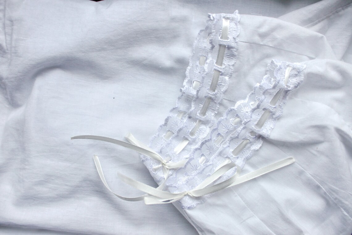 White Batiste 19th Century Drawers - Etsy