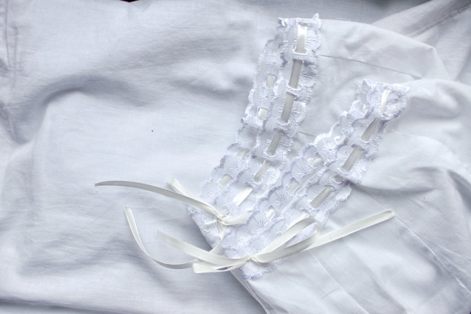 White Batiste 19th Century Drawers | Etsy