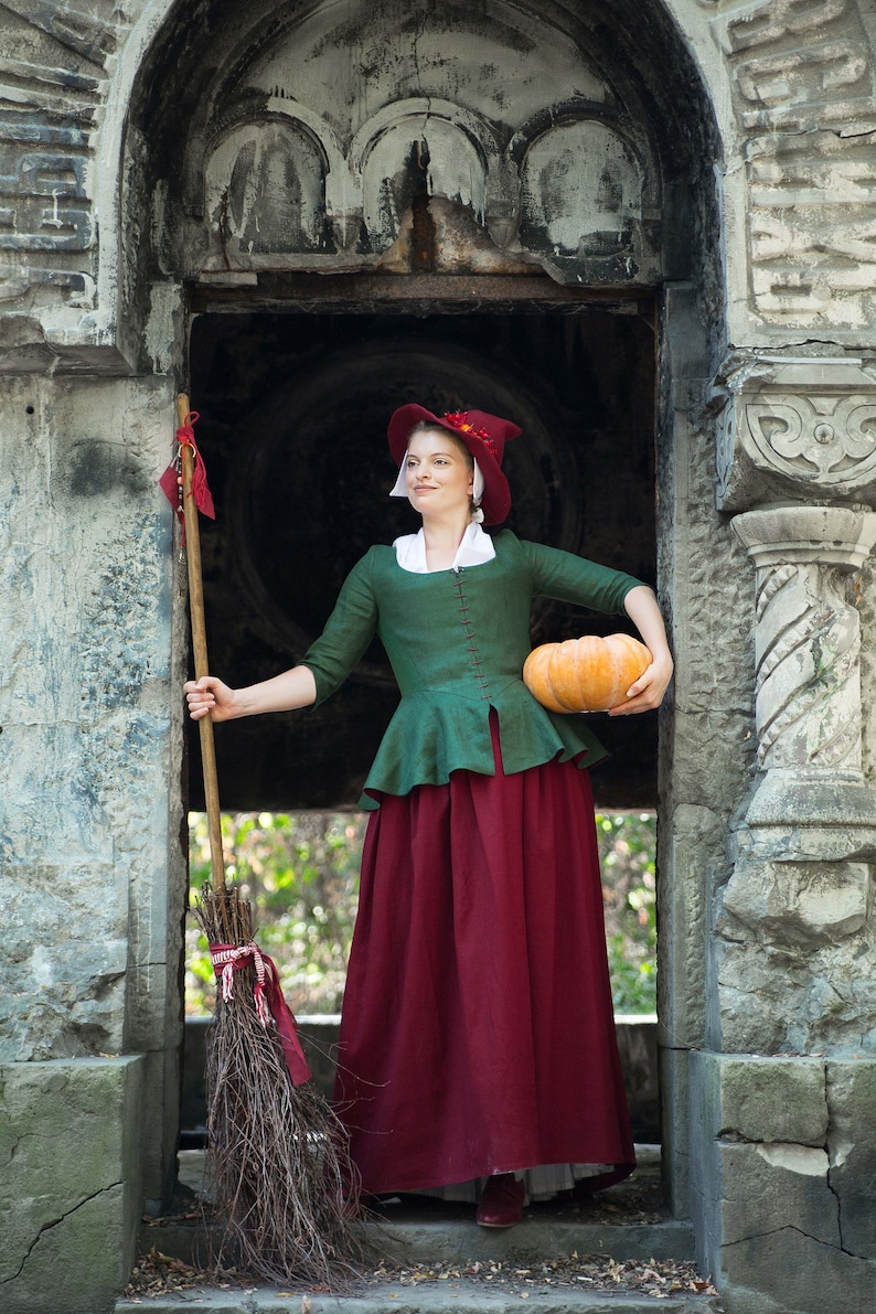 1700s Linen Costume Rococo Witch Costume | Etsy