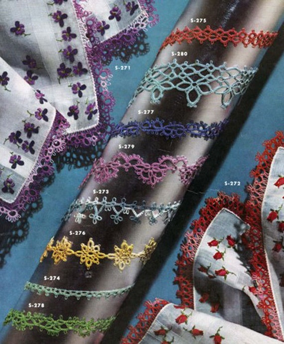 Tatted Lace Edgings Tatting Patterns PDF Instant Download - Etsy
