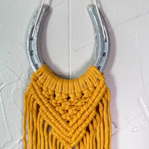 Horseshoe Macrame Wall Hanging - Etsy