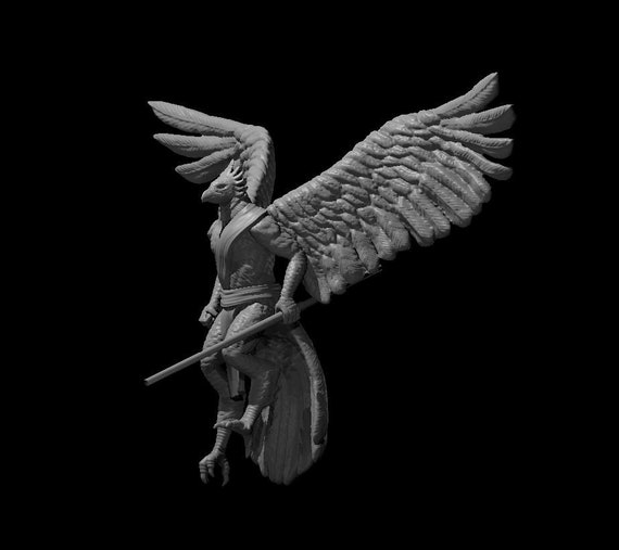 Aarakocra Adventurer Dnd 5e Tabletop Mini 28mm - Etsy