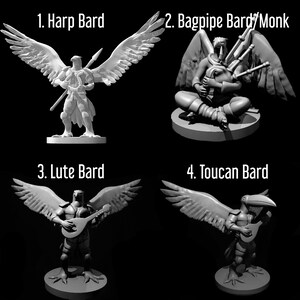 Aarakocra Adventurer | Dnd 5e Tabletop Mini | 28mm - Etsy Canada