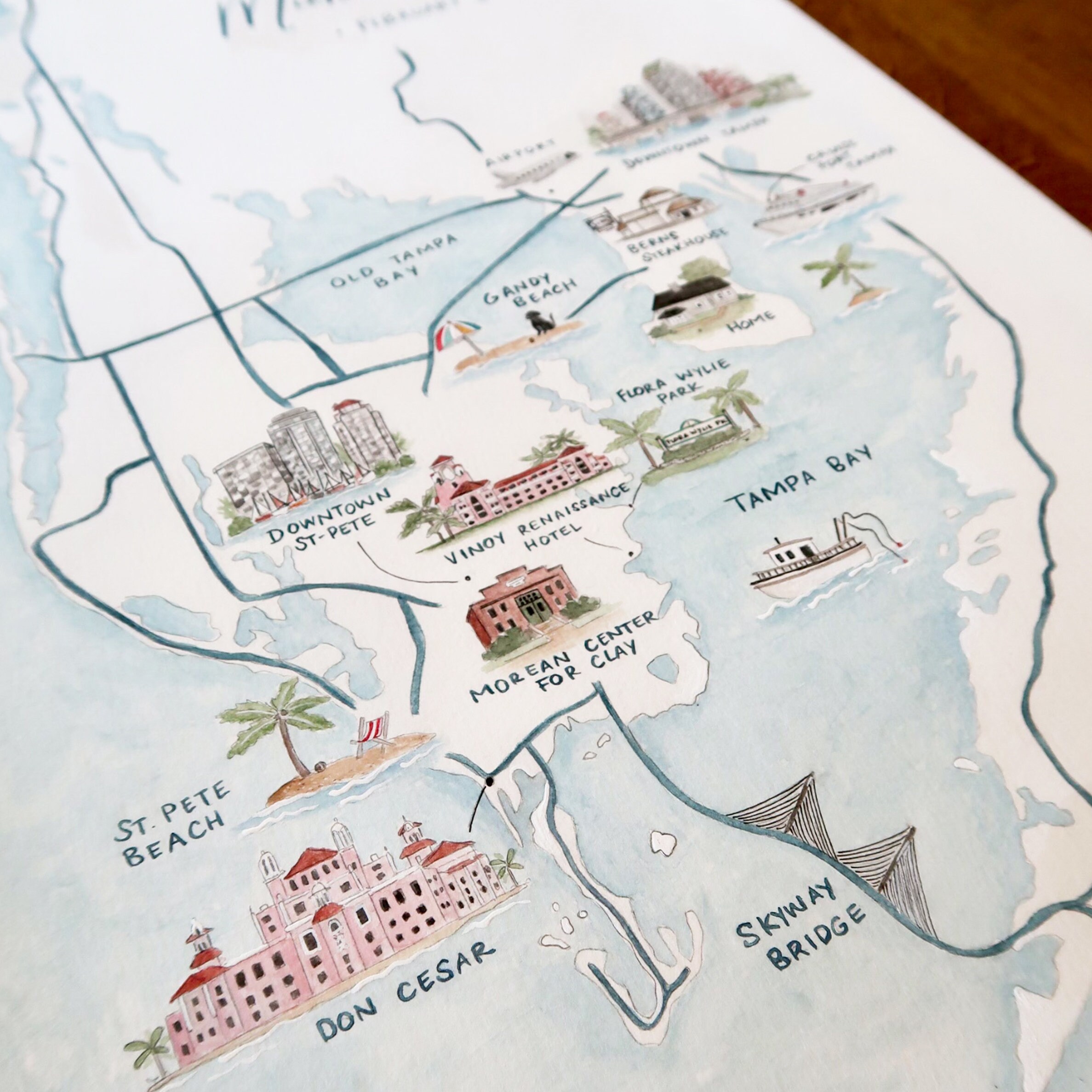 Custom Wedding Invitations Map - Etsy