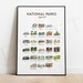 National Park Alphabet illustrations - Etsy