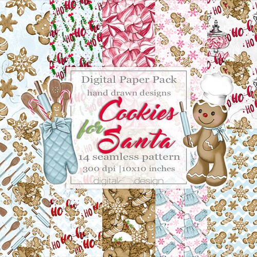 Christmas Clipart Christmas Graphics COMMERCIAL USE | Etsy