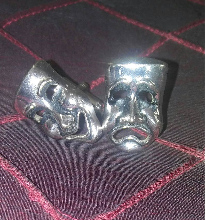 Swank Comedy Drama Cufflinks - Etsy