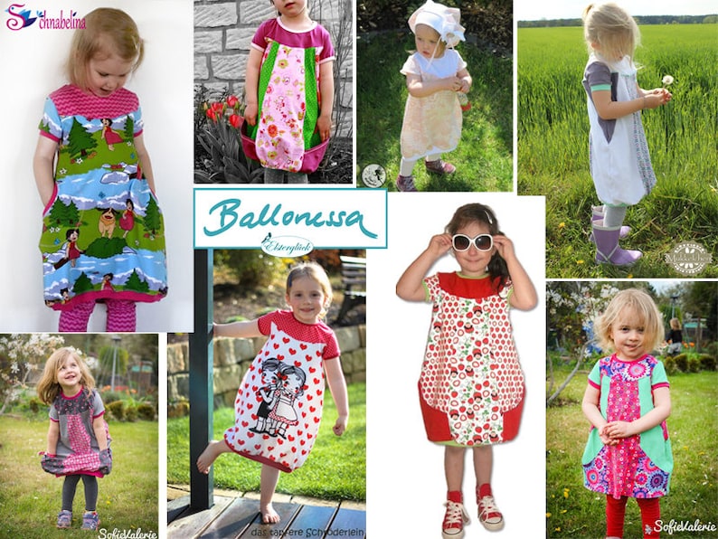 Ebook BALLONESSA Balloon Dress Sewing Pattern for Girls - Etsy