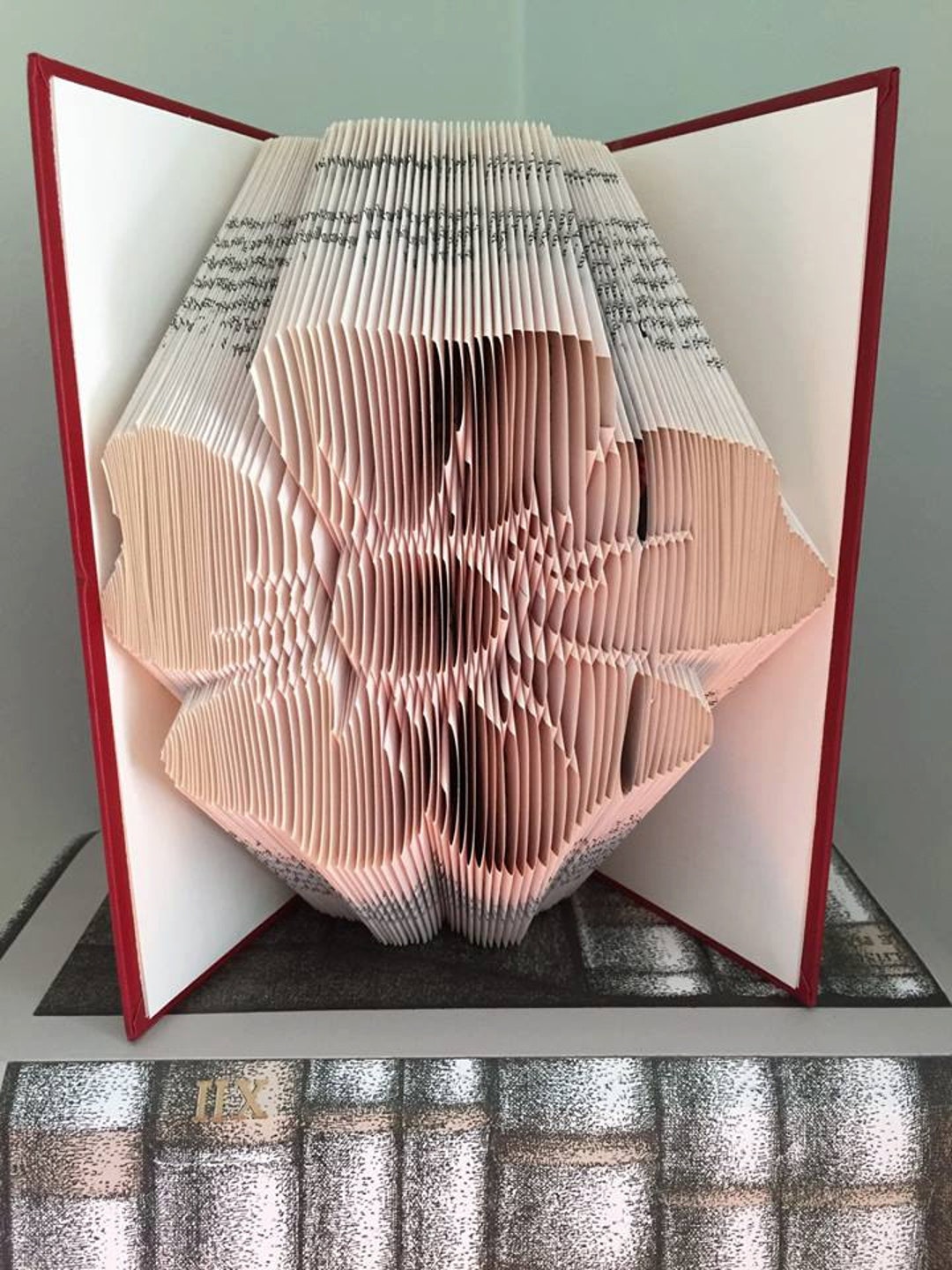 Book Folding Art Pattern for a Dahlia Flower - Etsy
