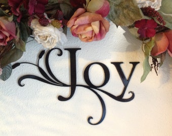 Metal Joy Wall Art - Etsy