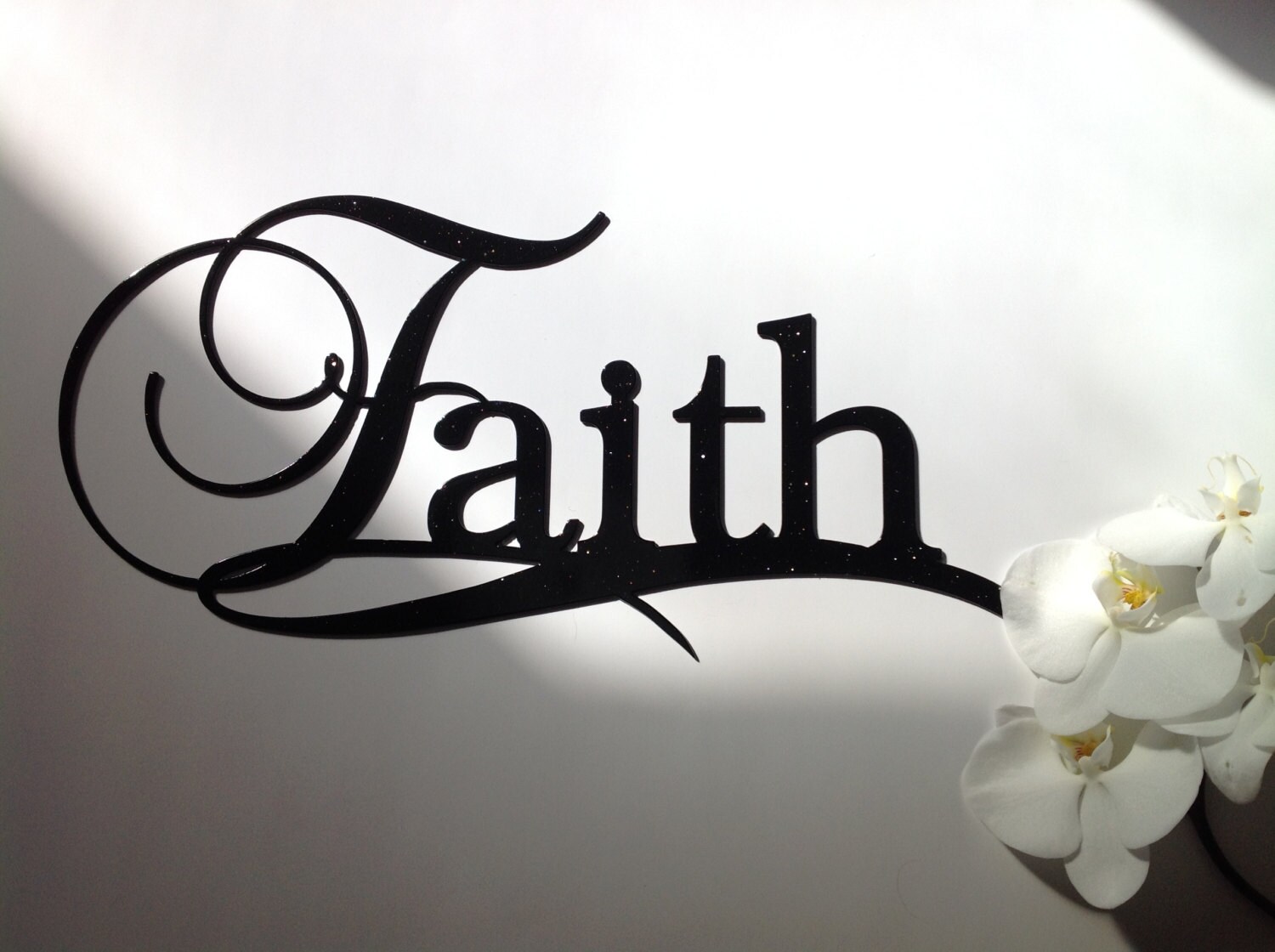Faith Word Metal Wall Sign, Home Decor, Faith Word Sign, Metal Wall Art ...