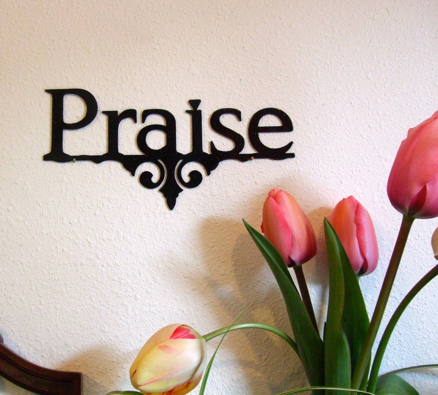 Praise sign metal wall art Christian home wall decor | Etsy