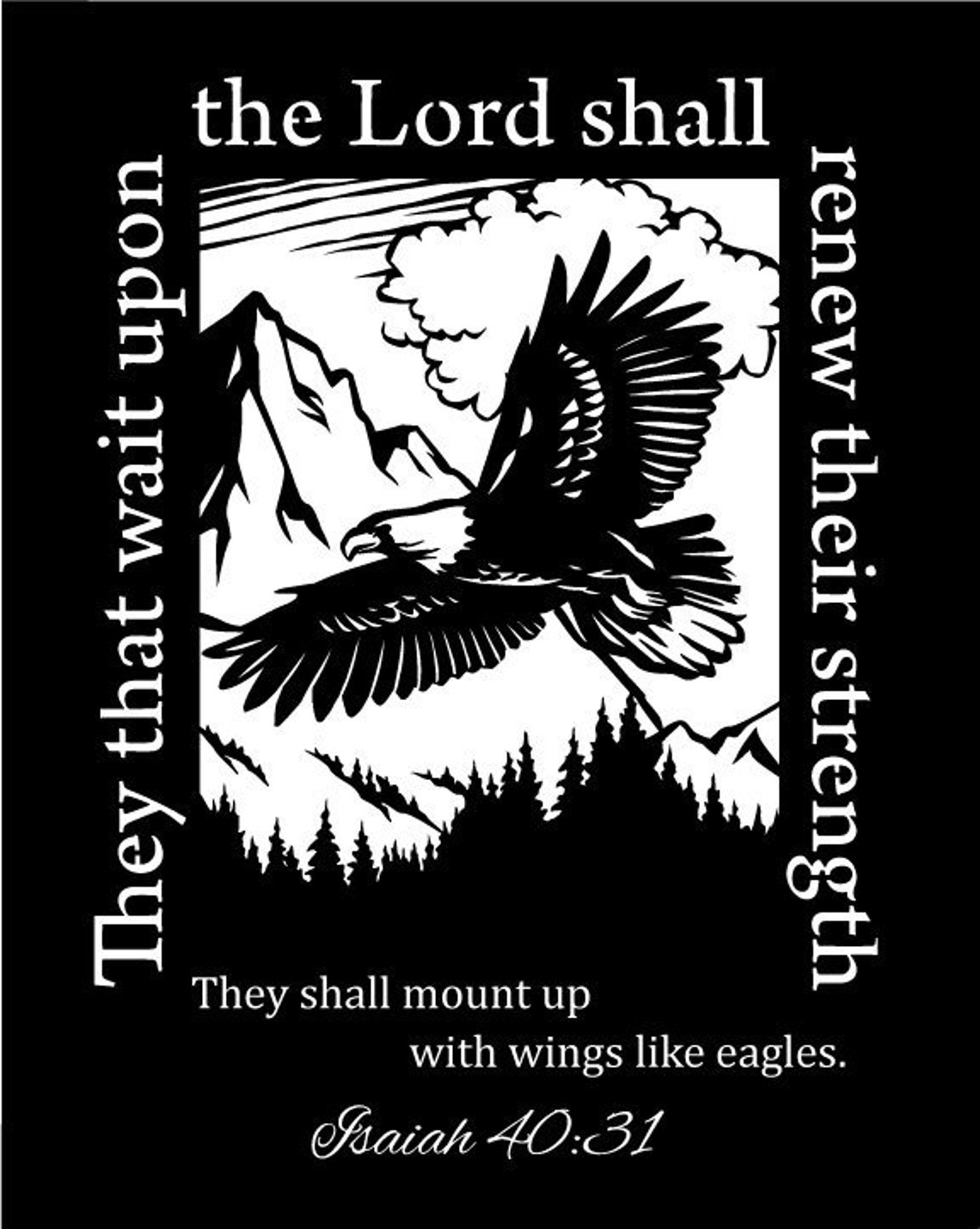 Isaiah 40:31 Bible Verse to Print Out Printable Scripture - Etsy