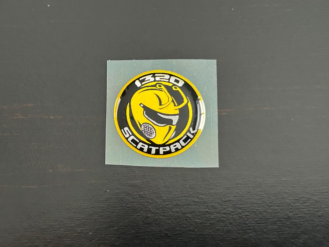 1320 Bee Push Start Button Badge for Challenger/charger in Yellow - Etsy