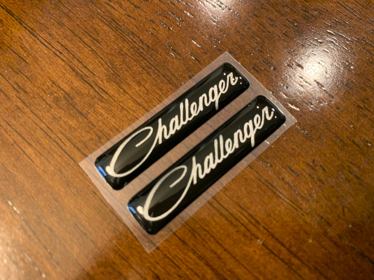Challenger Key Fob Badges set of 2 - Etsy