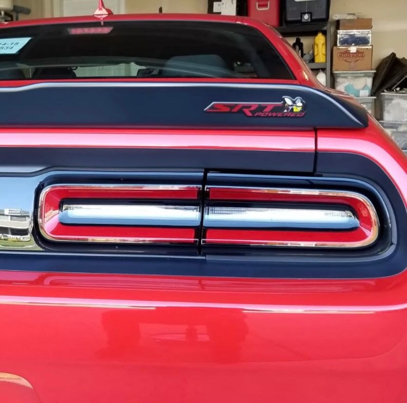 SRT Powered Badge for Scat Pack Challenger/charger in Red - Etsy