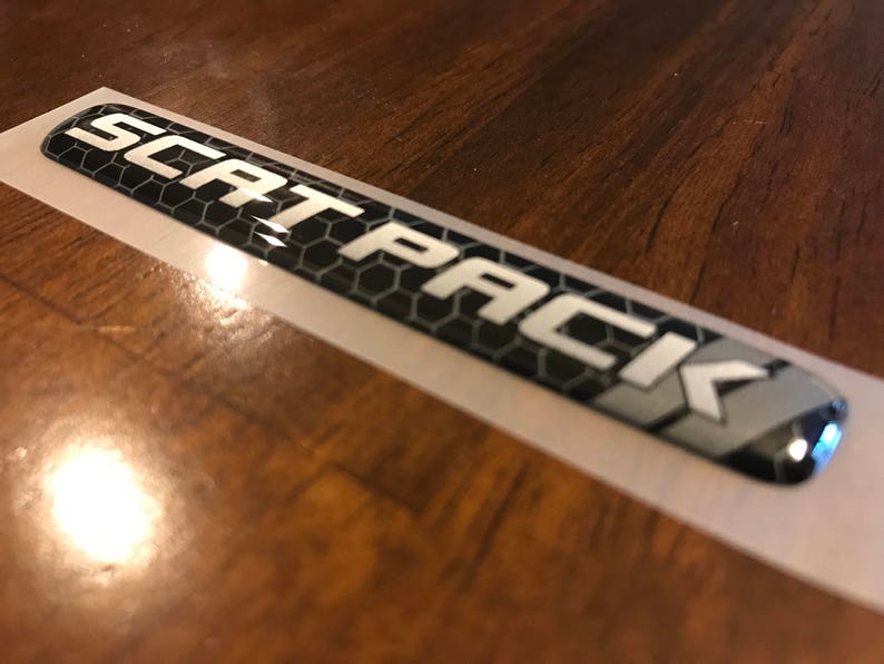 For Scat Pack Challenger/charger Steering Wheel Badge in Destroyer Grey ...