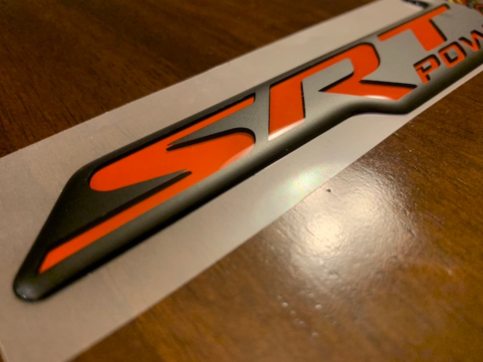 SRT Powered Badge for Scat Pack Challenger/charger in Orange - Etsy