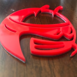 Scat Pack Challenger/charger Head Emblems red - Etsy