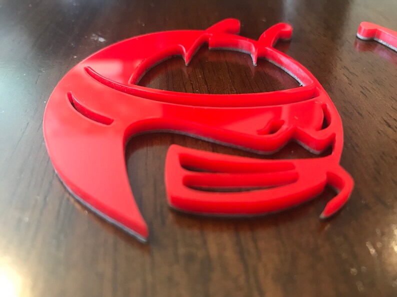 Scat Pack Challenger/charger Head Emblems red | Etsy
