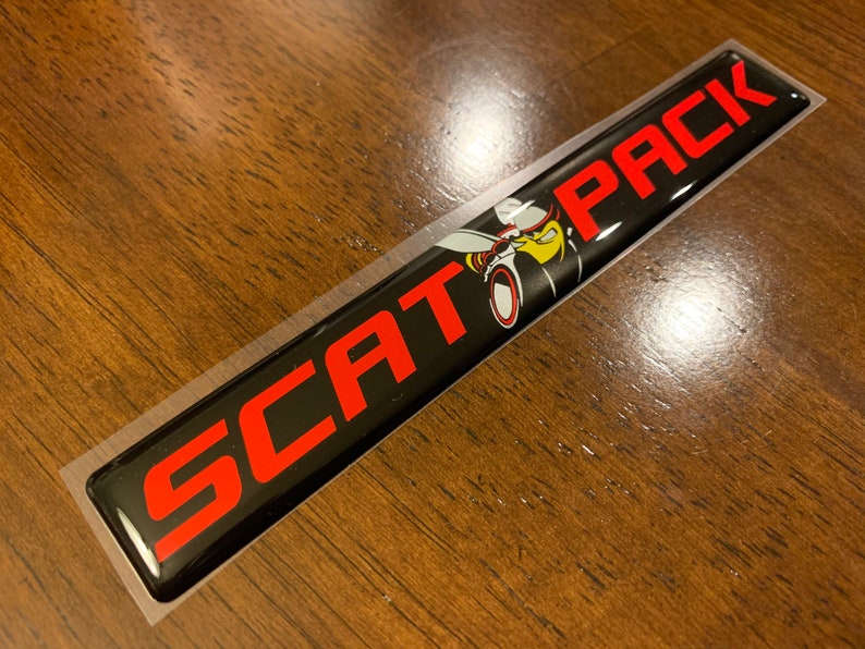 For Scat Pack Challenger/charger Badge for Spoiler, Trunk, Front ...