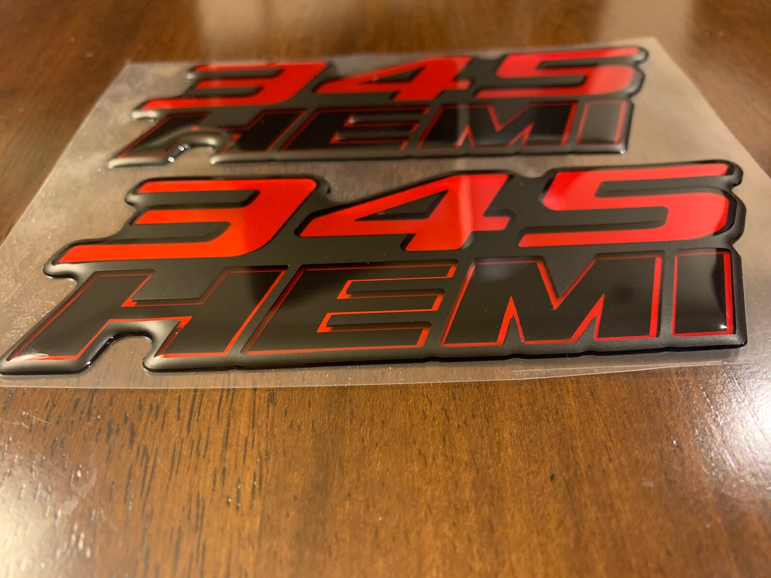 345 Hemi Fender Badges (pair) for Challenger/charger/durango/ram/grand ...