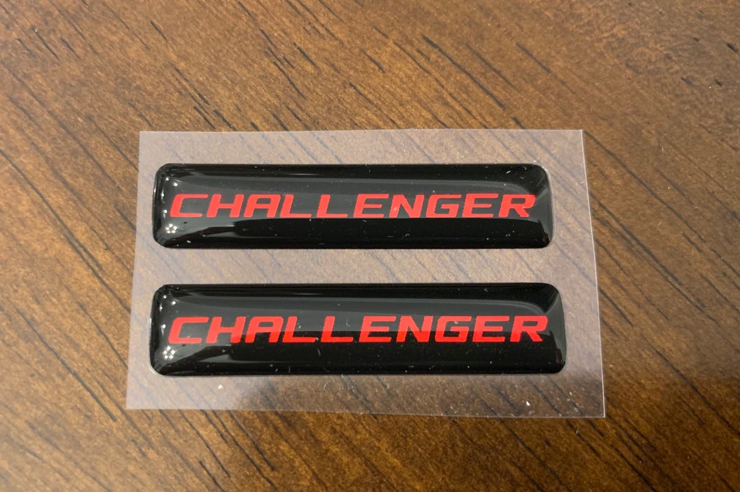 For Challenger Key Fob Badges in Red (set of 2) - Etsy