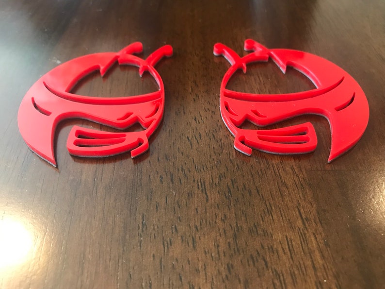 Scat Pack Challenger/charger Head Emblems red | Etsy