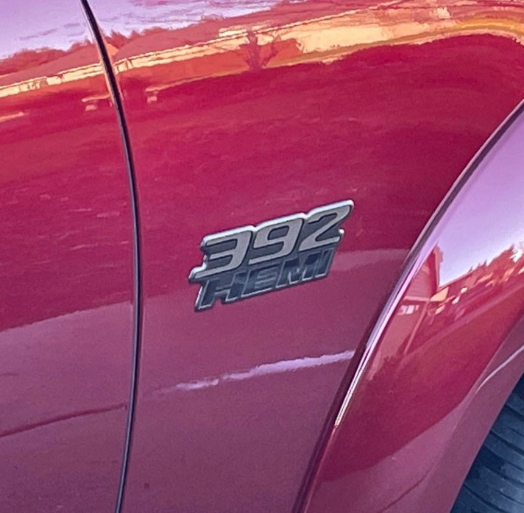 392 HEMI Fender Badges (pair) for Challenger/charger/durango/ram/grand ...