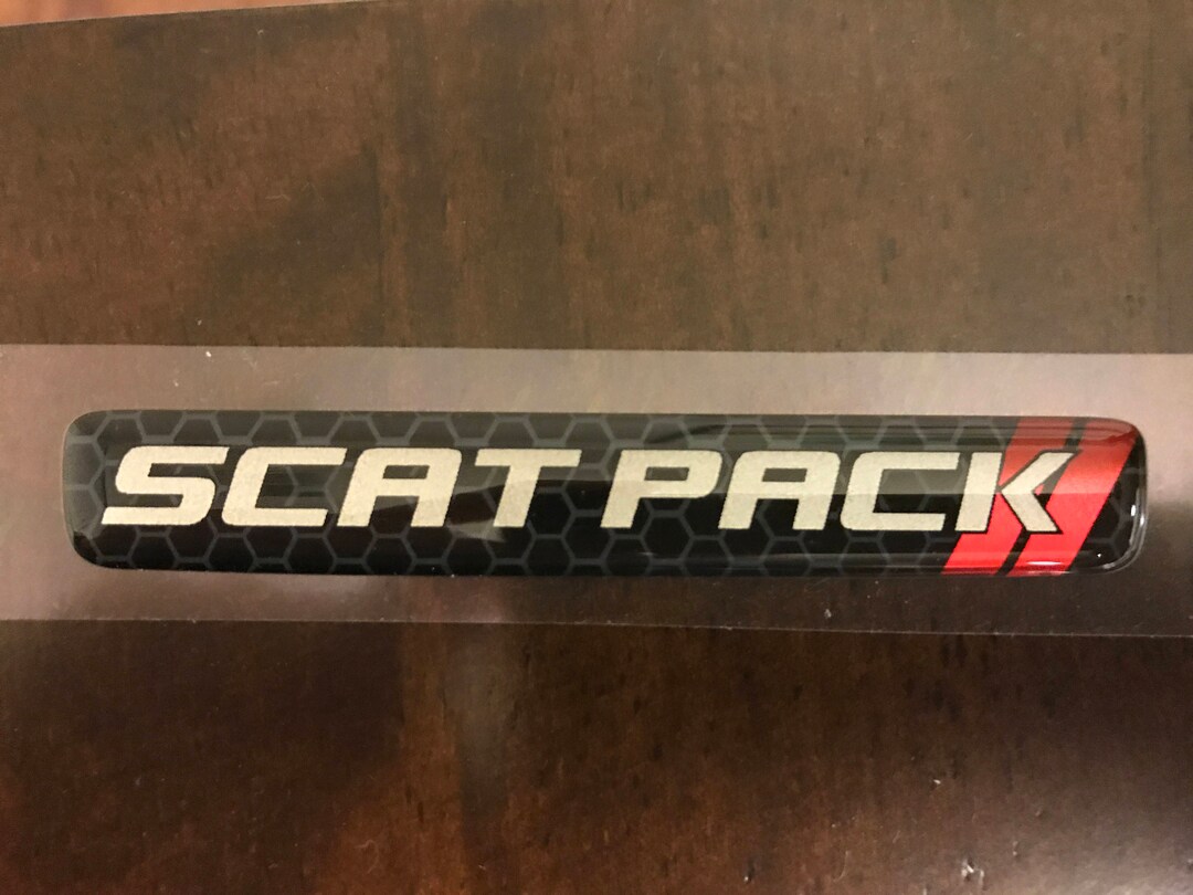 For Scat Pack Challenger/charger Steering Wheel Badge - Etsy