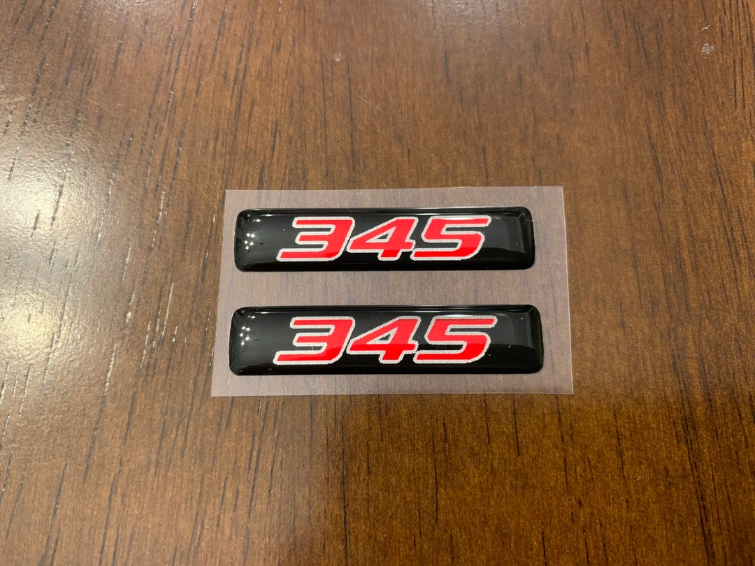 For 345 Challenger/charger Keyfob Badges in Red (set of 2) - Etsy