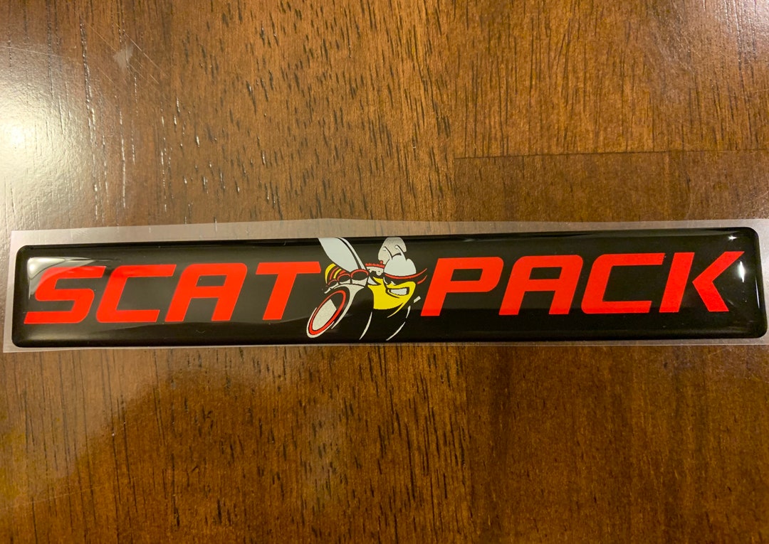 For Scat Pack Challenger/charger Badge for Spoiler, Trunk, Front ...