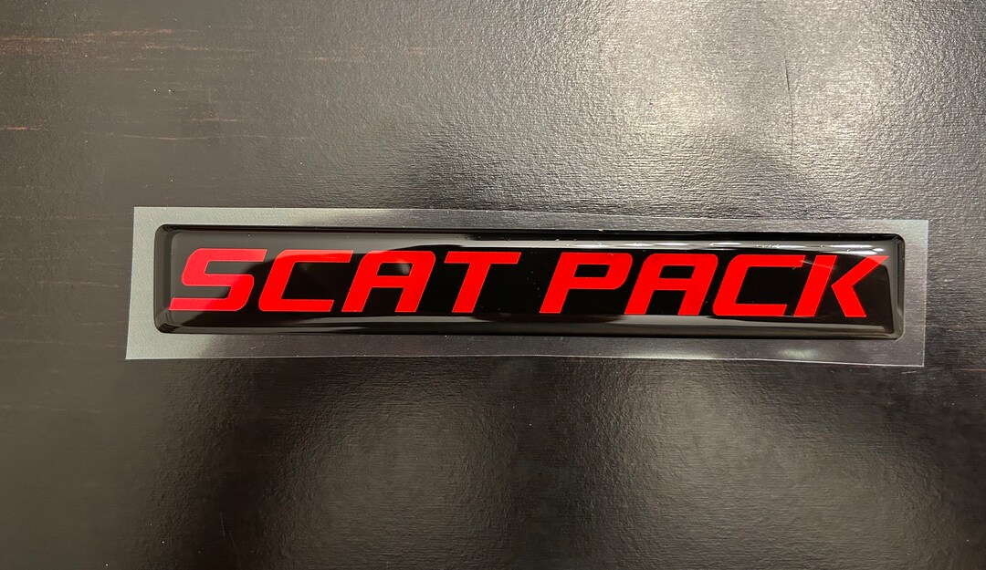 For Scat Pack Challenger/charger Badge for Spoiler, Trunk, Front ...