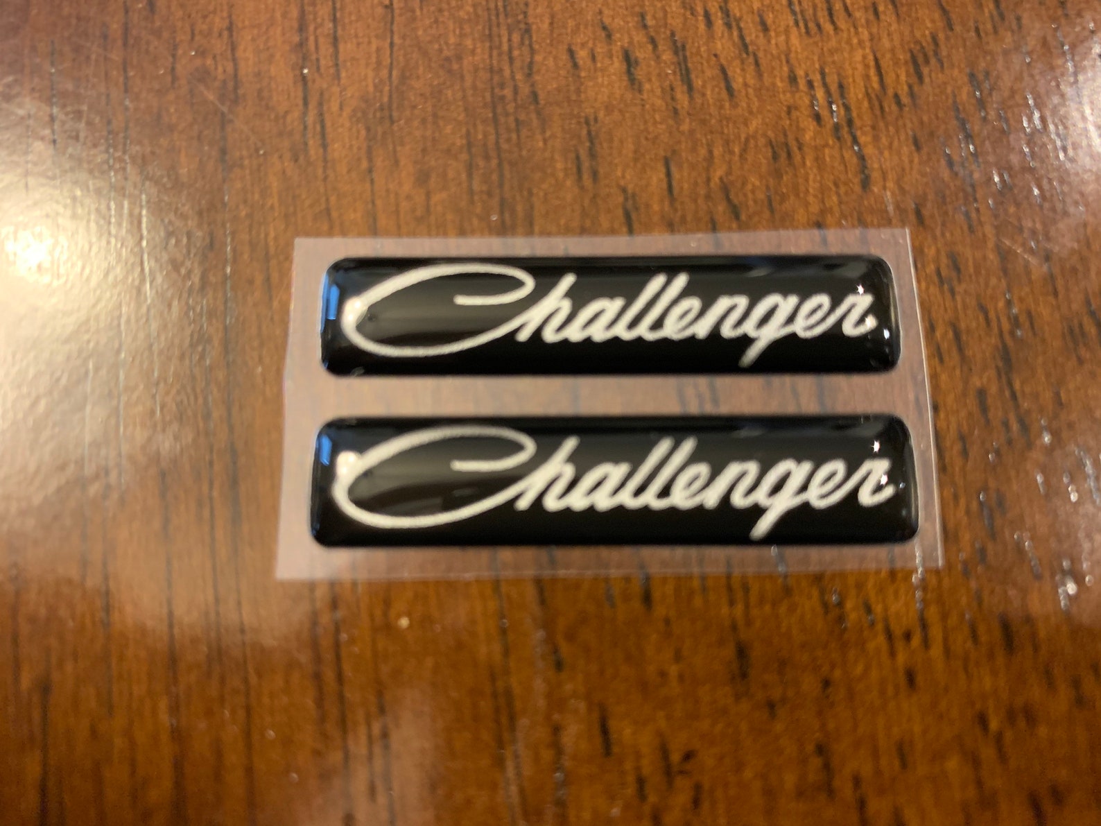 Challenger Key Fob Badges set of 2 - Etsy